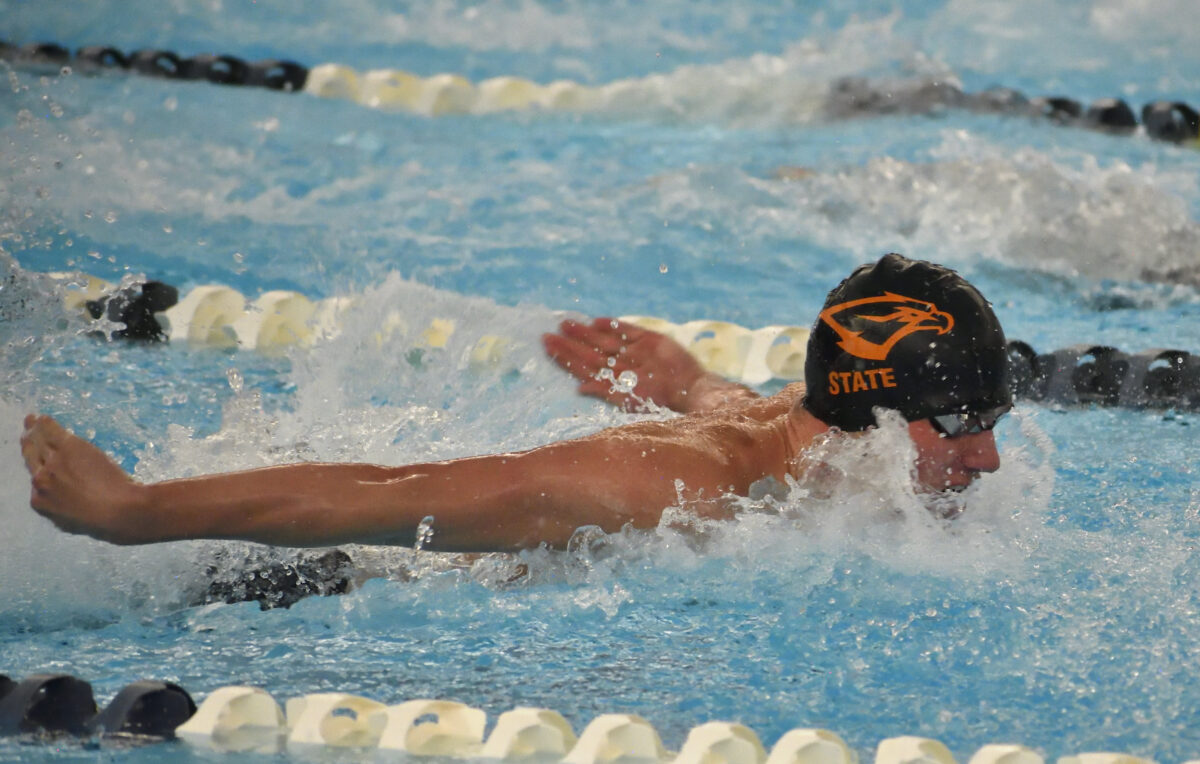 Splash zone: Skyridge boys swimming repeats as 6A champs | News, Sports ...